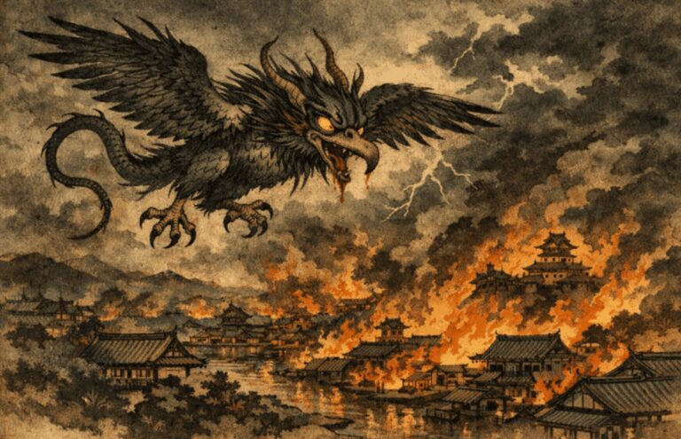 What is Itsumade – The Monstrous Japanese Bird | Mythology Planet