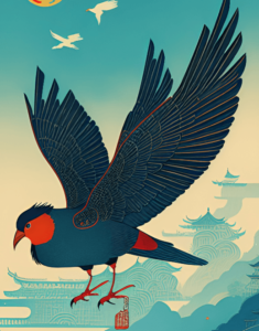 Hou-oo – The Japanese Phoenix | Mythology Planet